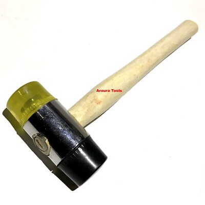 HAMMER SOFT FACE DOUBLE END RUBBER & PLASTIC 40mm BRAND NEW. | eBay ...