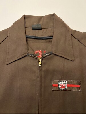 1970s NOS PHILLIPS 66 GAS STATION JACKET EMBROIDERED | eBay