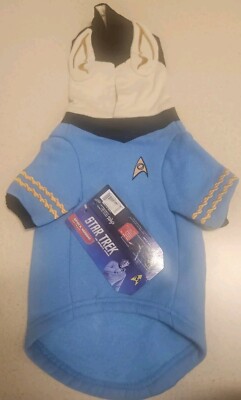 New Star Trek Spock Dog Costume Hoodie Medium Officially Licensed 2013 ...