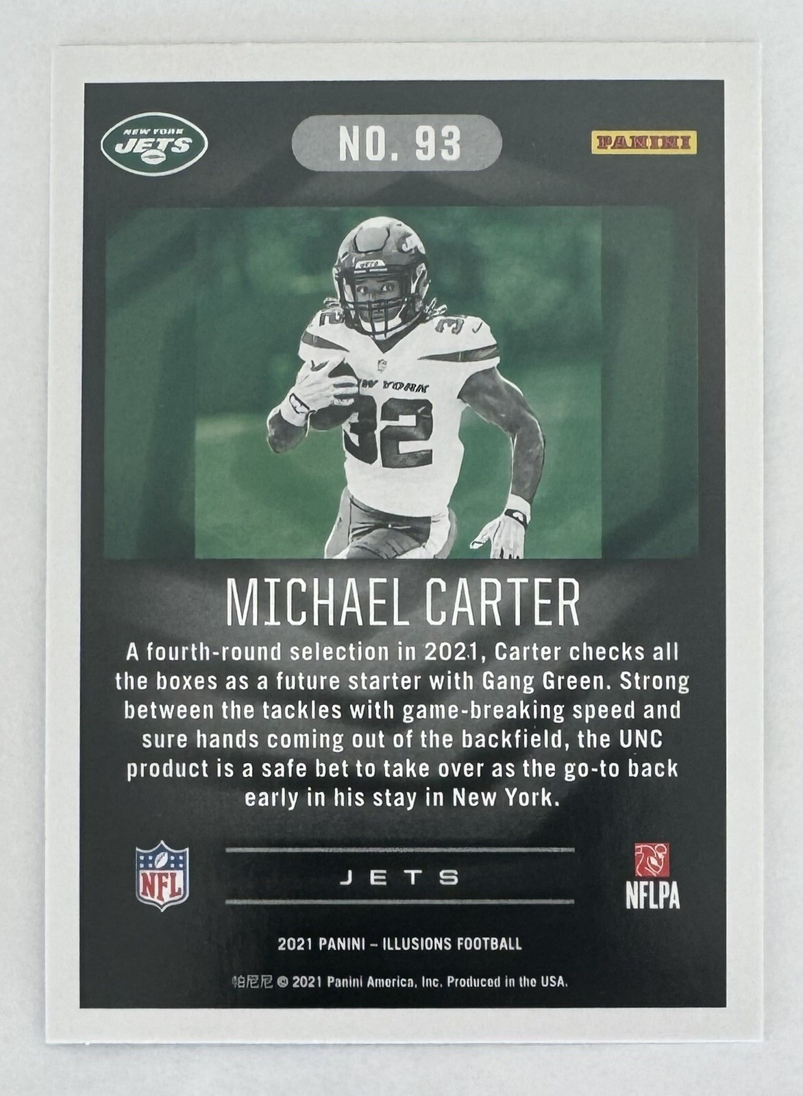 2021 Panini Illusions Football Michael Carter 93 - New York Jets | eBay