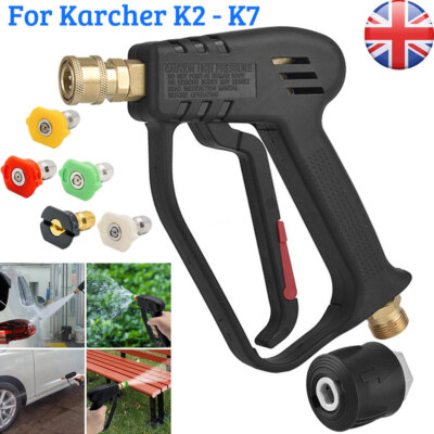 4000PSI High Pressure Washer Gun for KarcherK2 K3 K4 K5 K6 K7 + 5 Spray ...