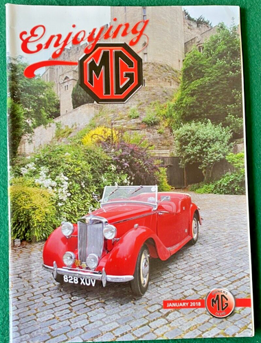 ENJOYING MG MAGAZINE JAN 2018 NEW MGF COIL OVERS REBUILD 1972 MGB GT MG ...