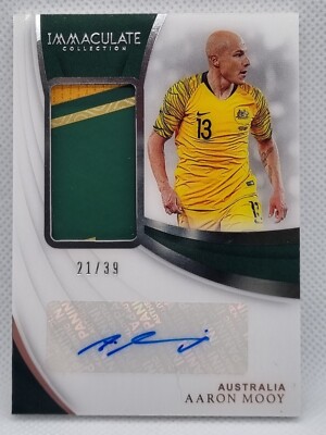 Aaron Mooy Australia Brighton 2018-19 Panini Immaculate Autograph ...