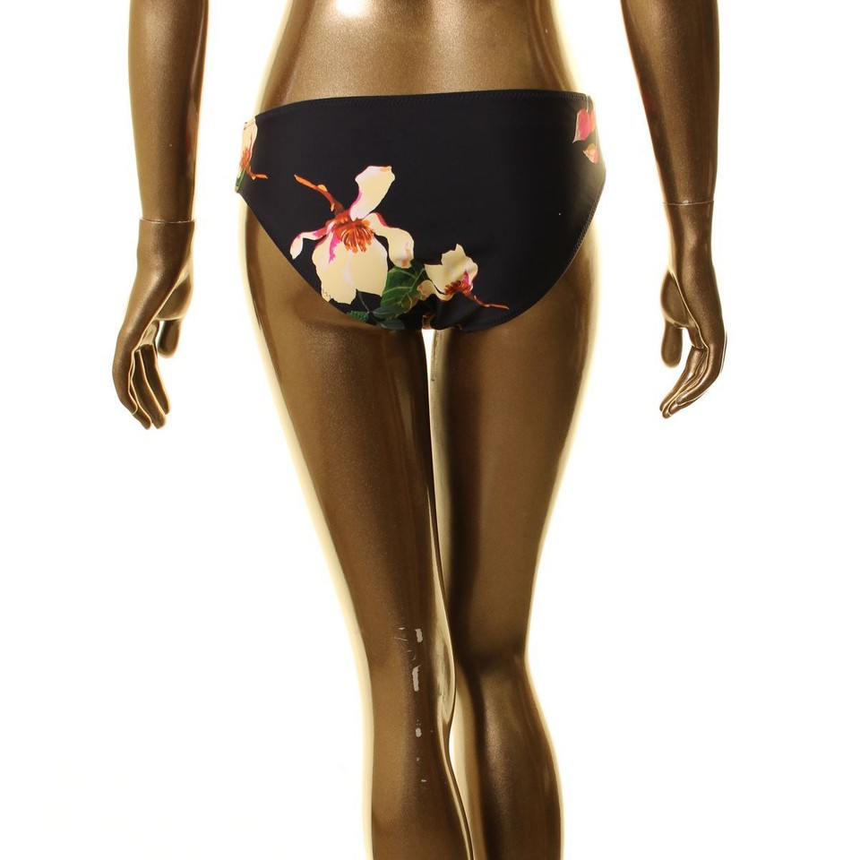 RACHEL ROY NEW Women's Floral Classic Scoop Bikini Bottom Swimwear S TEDO | eBay