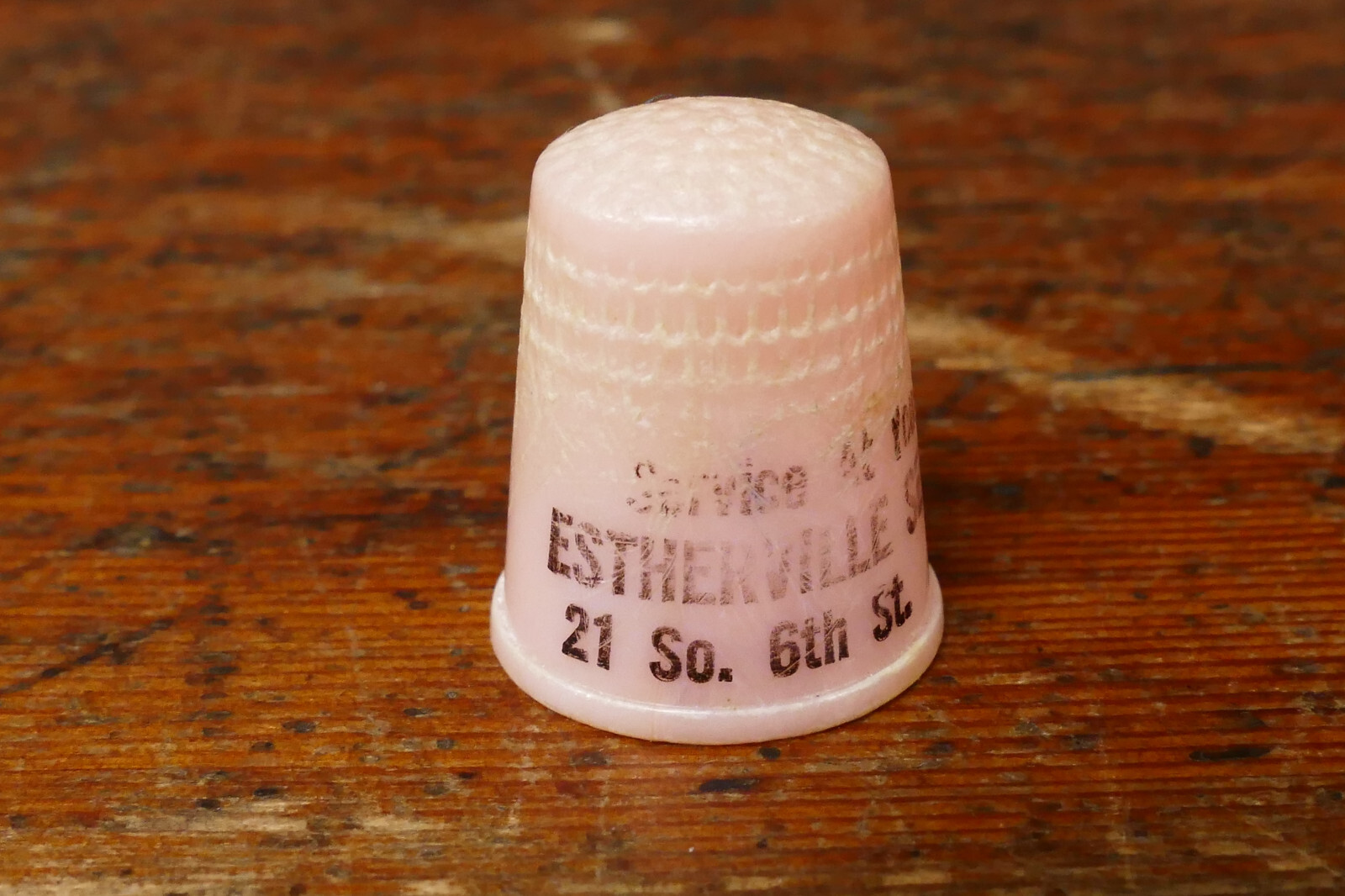 Vintage 1960s Estherville Iowa Sewing Center Plastic Advertising ...