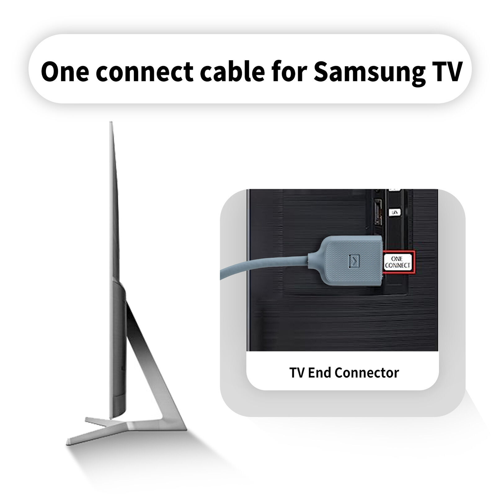 Compatible with Samsung One Connect Cable BN39-02209A MU7000 MU8000 ...