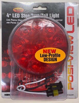RoadPro 4" LED Stop/Turn/Tail Light (RP-5523/RPT) Posi-View LED | eBay