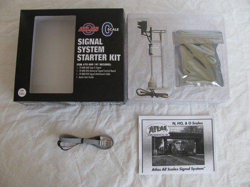 Atlas O Scale Signal System Starter Set w/ Type G Signal #70000141 Read ...