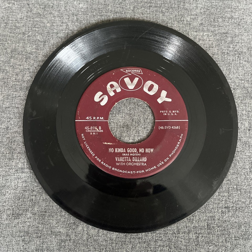 Mercy, Mr. Percy Varetta Dillard With Orchestra Vinyl 7 inch Record 45 ...