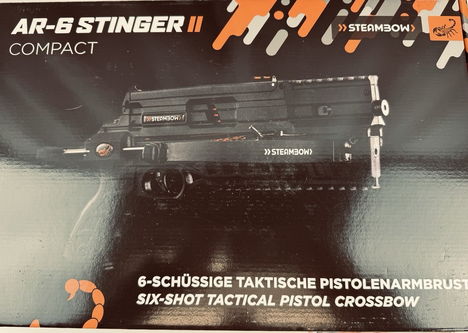 Steambow AR-6 Stinger II Compact Repeating Crossbow-NEW | eBay