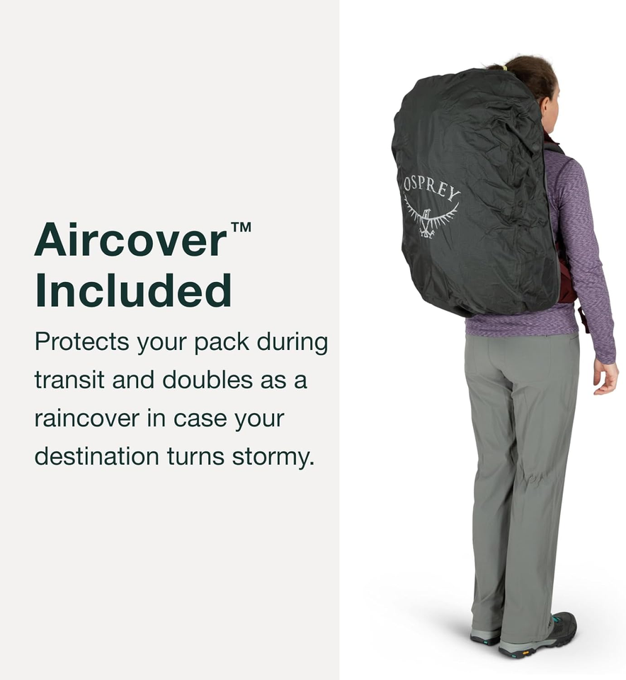 Fairview Trek 50L Women'S Travel Backpack, Night Jungle Blue | eBay UK