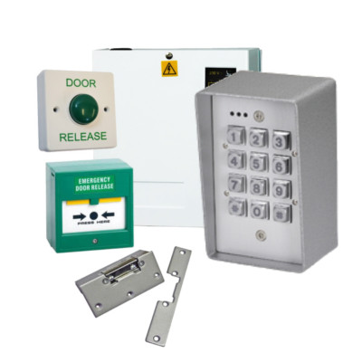 Access Control Kit with PSU & FAIL SAFE Lock Release, Metal ...