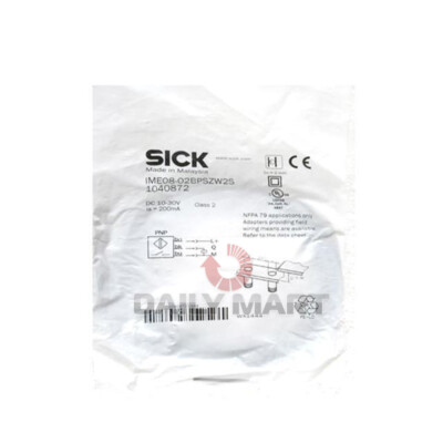 New In Box SICK IME08-02BPSZW2S 1040872 Proximity Sensors | eBay