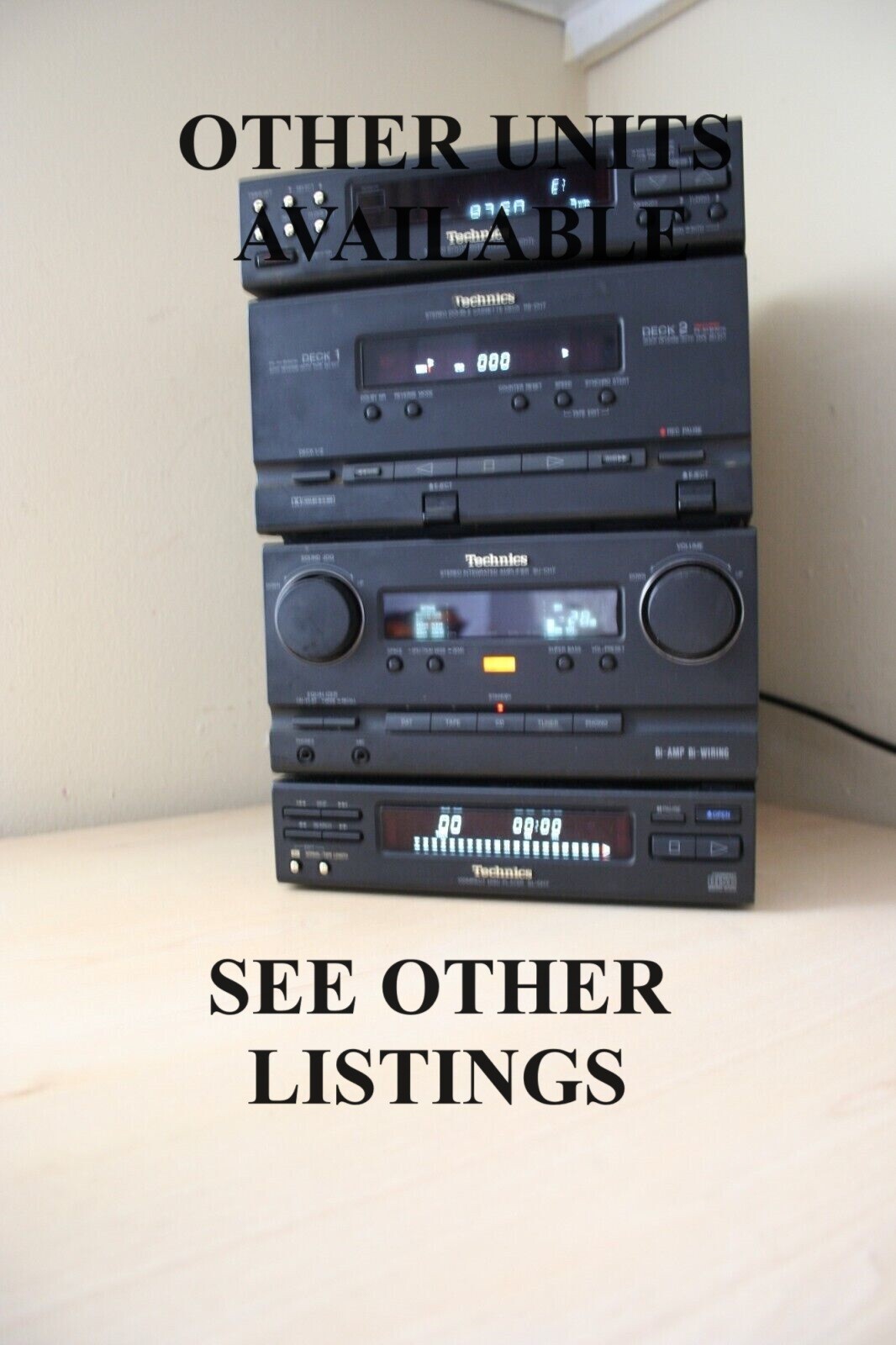 Technics SL-CH7 CD Player FROM Technics SU-CH7 RS-CH7 ST-CH7L MINI HIFI ...