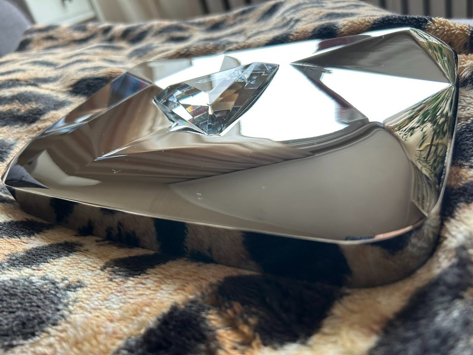 YouTube Diamond Play Button Silver | eBay