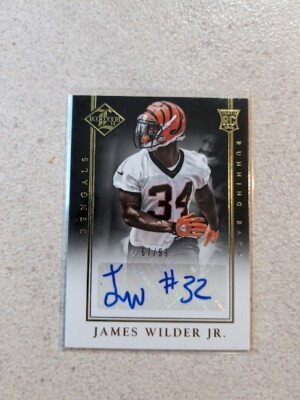 2014 Panini Limited Rookie Autograph #129 James Wilder Jr. RC AUTO /99 ...