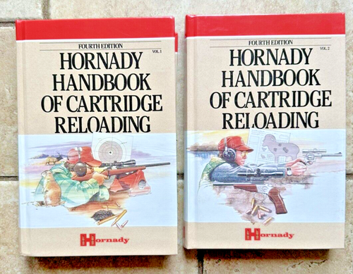 Set Hornady Handbook Of Cartridge Reloading Manual Vol 1 & 2 Third ...