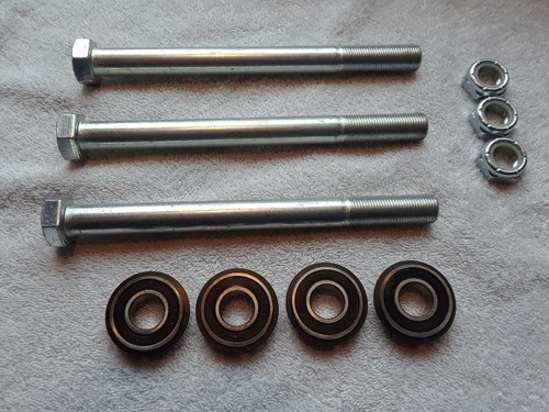 Ruttman Mini Bike Complete Axle-Front Fork-Bearing Kit 5/8-18 x 7 ...
