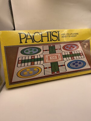 1989 Pachisi Parcheesi Golden Deluxe Edition Board Game 4869 - New ...
