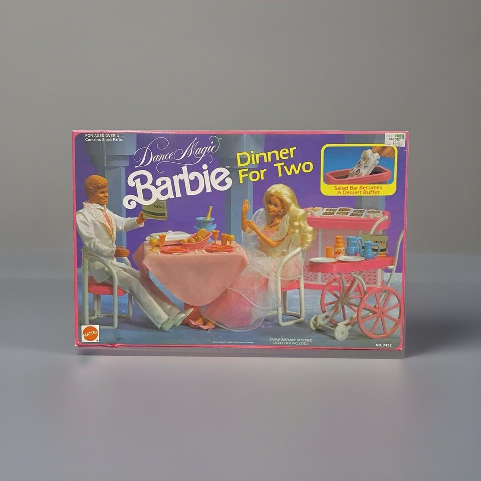 Dance Magic Barbie Dinner For Two Playset 1990 MATTEL #7422 | eBay