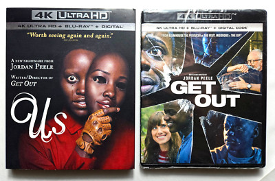 Get Out 4K+Blu-ray+Digital / Us 4K+Blu-ray+Digital+Slip Cover JORDAN ...