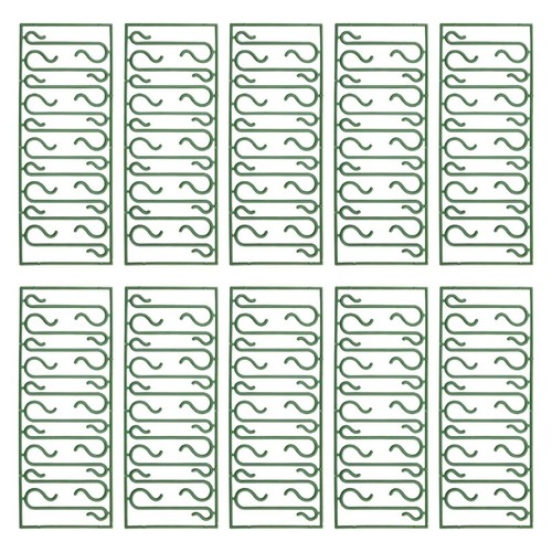 100x S-shaped Wire Hook Hangers Hanging Jewelry DIY Mini S Hook ...