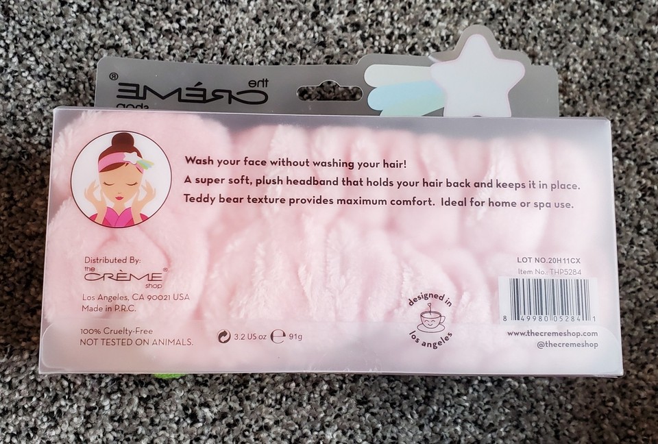 The Creme Shop 3D Teddy Plushie Spa Headband | eBay