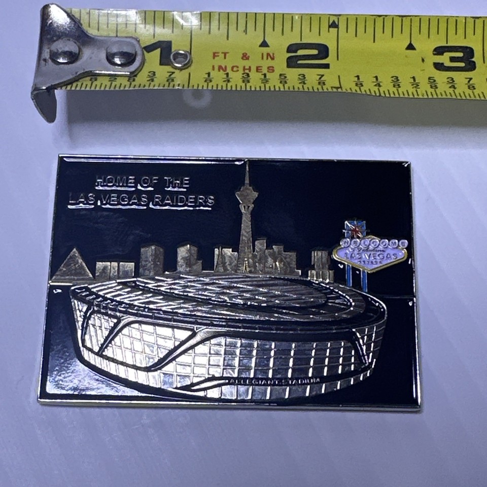 Lot of 2 Las Vegas Raiders Sign & Stadium Welcome To Las Vegas ...