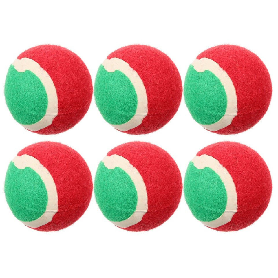 6pcs Tennis Balls for Dogs Bouncy Balls Pets Tennis Balls Dog Chewing ...