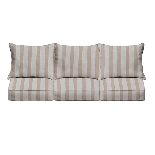 Sunbrella Rangfe Dune Indoor/ Outdoor Sofa Cushion Set, (Set Range Dune | eBay