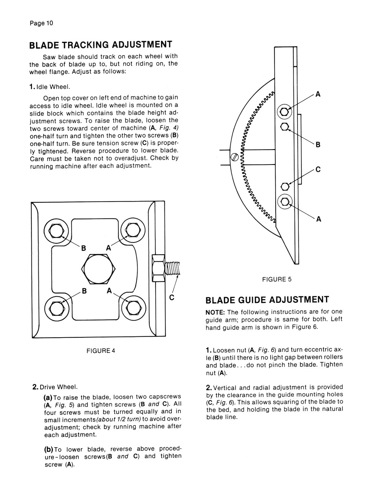 Dake Johnson J-10 & JH-10 Series Horiz Band Saw Operator & Parts Manual ...