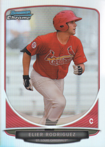 2013 Bowman Chrome Draft Picks Refractors BDPP83 Elier Rodriguez RC ...