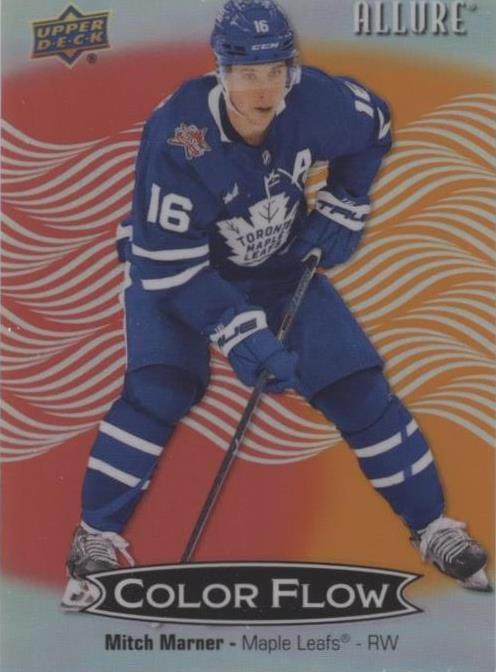2024-25 Upper Deck Allure - Color Flow Mitch Marner #CFL-36 Red Orange ...