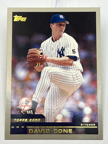 1999-2000 Topps MLB Baseball Card #138 David Cone New York Yankees | eBay