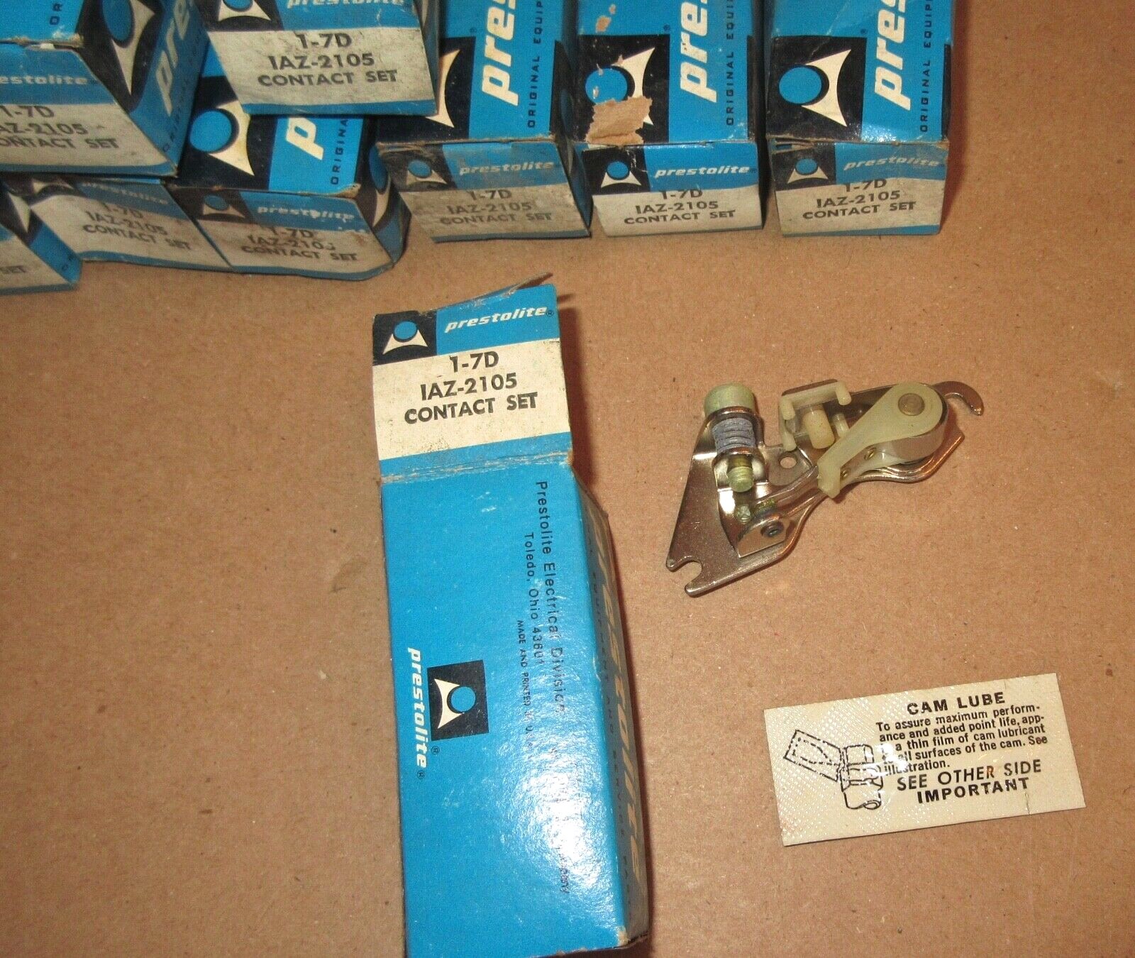 Prestolite 1-7D set ignition points, IAZ-2105 1963-1974 Corvette, D106P ...