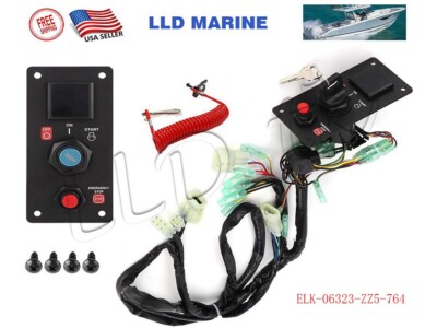 Honda Outboard Remote Control Box Key Switch Panel BF40 BF50 BF60 BF75 ...