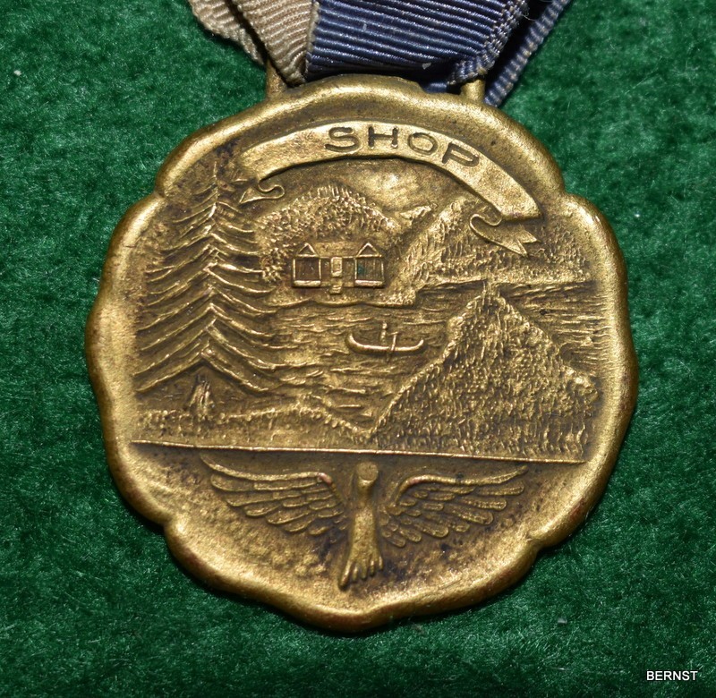 VINTAGE BOY SCOUT CAMP MEDAL - TWIN LAKE CAMP | eBay