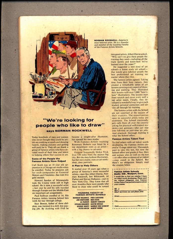 MARVEL COLLECTORS' ITEM CLASSICS #12_DEC 1967_VG/F_IRON MAN_HULK_FF_DR ...