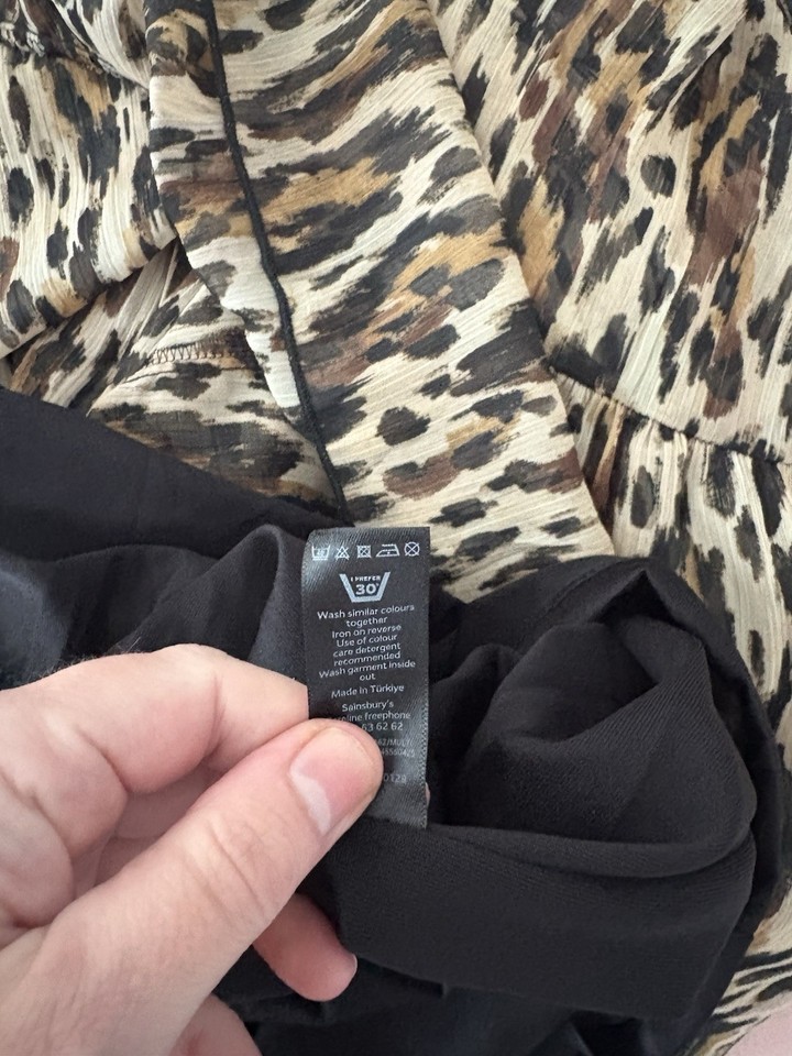 New BNWT Tu Midi dress Or Petite Maxi Size 16 Cheetah Leopard Animal ...