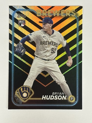 Bryan Hudson #US105 Rookie Card Holiday Foil 2024 Topps Update Baseball ...