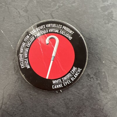 Roblox White Sward Cane exclusive virtual RARE CODE SENT via MESSAGE ...