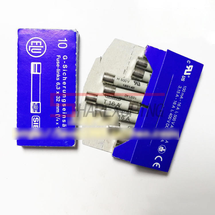 10pcs SIBA 189140 T16A 7006565 T 16A H500V Fuse New | eBay Australia
