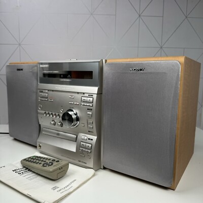 Sony CMT-CP2WA Micro HiFi Component System CD Cassette Player Radio ...