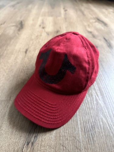 True Religion Men’s Horseshoe Logo True Red Baseball Cap Strapback WPL ...