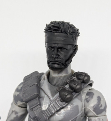 Call of Duty MSG Frank Woods head 3D printed black 1/12 GI Joe ...