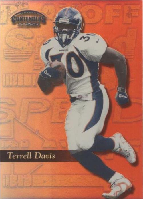 1999 Playoff Contenders SSD - Playoff Ticket Terrell Davis #196 Speed ...