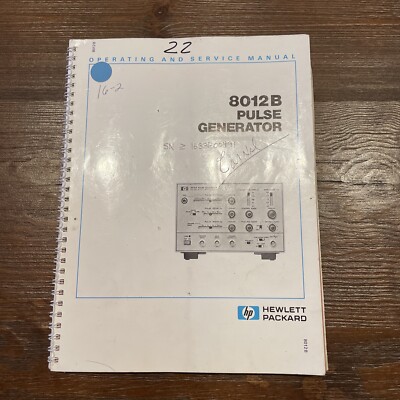 Pulse - 8012B Pulse Generator