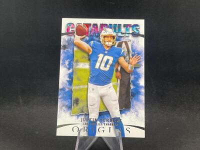 2021 PANINI ORIGINS NFL FOOTBALL JUSTIN HERBERT C-12 CATAPULTS INSERT ...