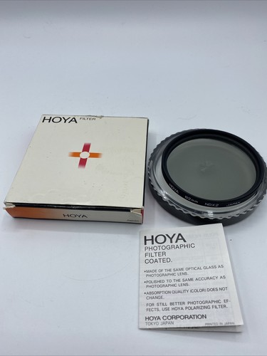 Hoya 62mm NDX2 Photographic Filter Hard Case Japan 62.0s Camera Vintage ...
