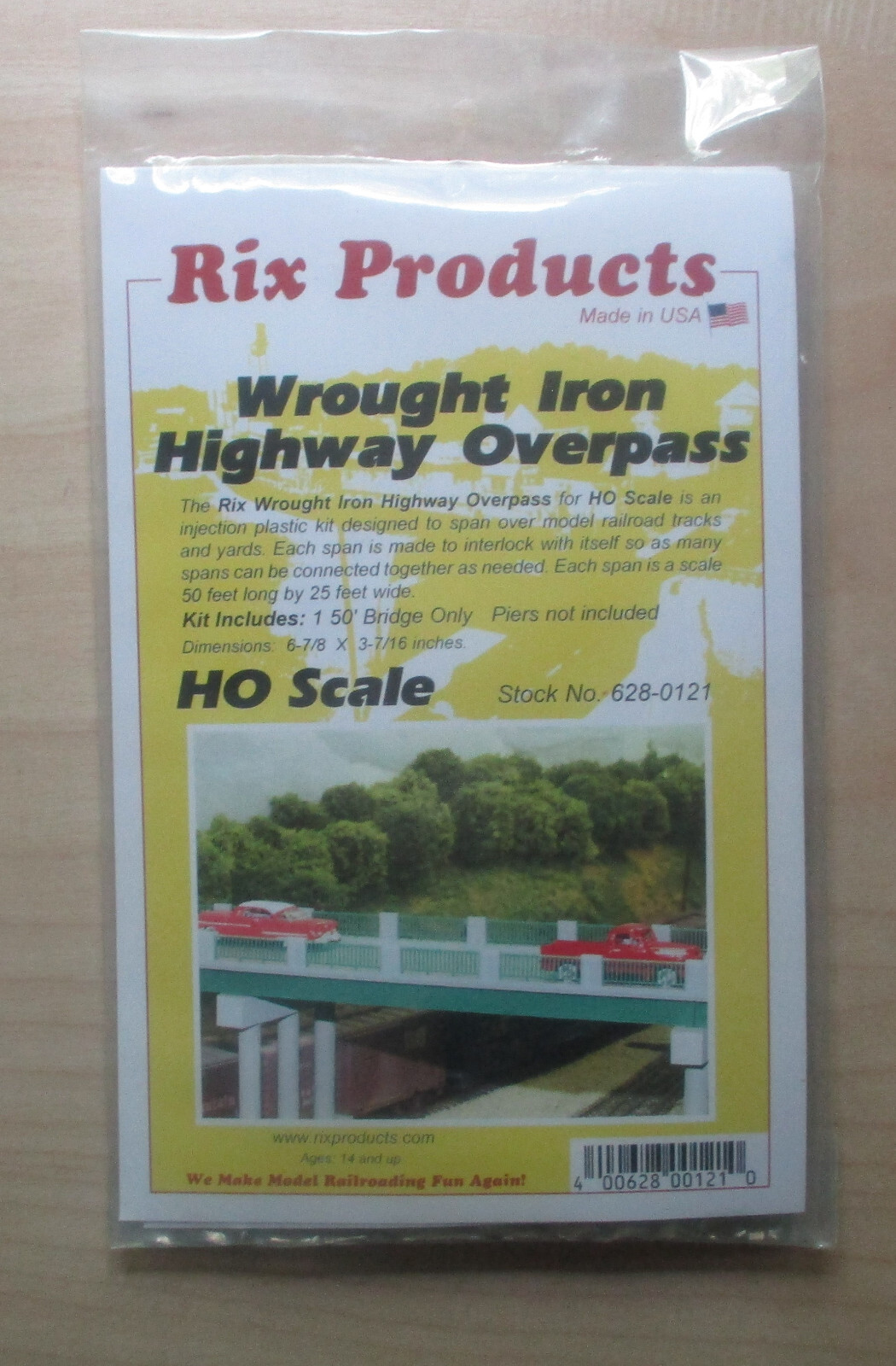 Wrought Iron Highway Overpass Plastic Kit HO 1:87 Scale Rix 121 Layout ...
